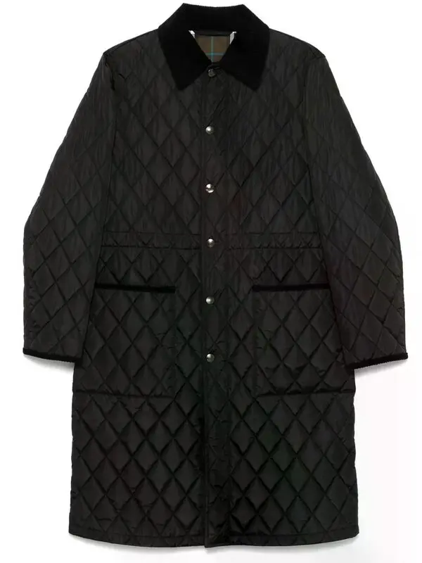 Burberry Quilted Parka Coat