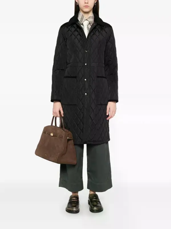 Burberry Quilted Parka Coat