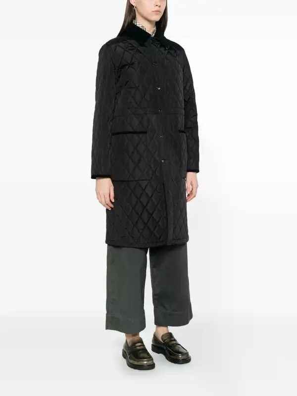 Burberry Quilted Parka Coat