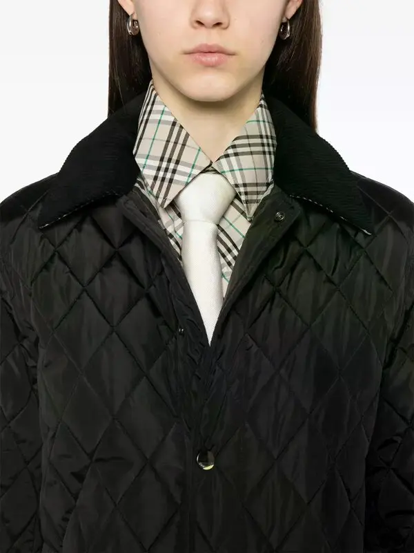 Burberry Quilted Parka Coat