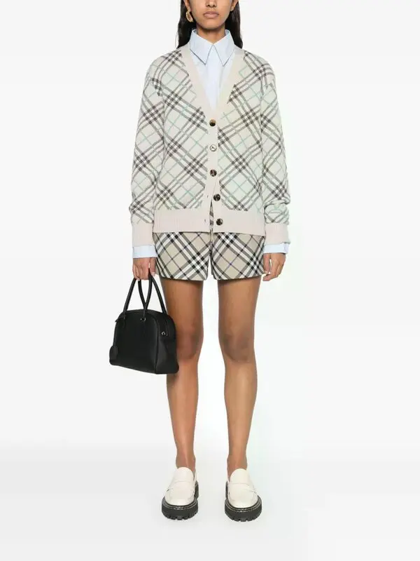 Burberry Check Pattern Shorts