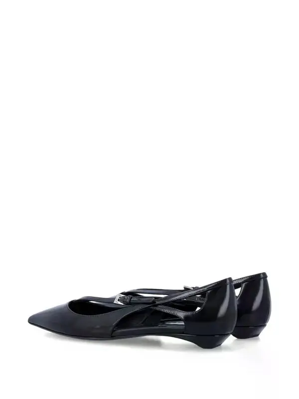 Prada Cut-out Ballerina Shoes