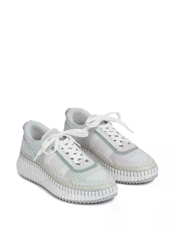 Chloé Nama Mesh-panelled Sneakers