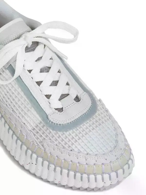 Chloé Nama Mesh-panelled Sneakers