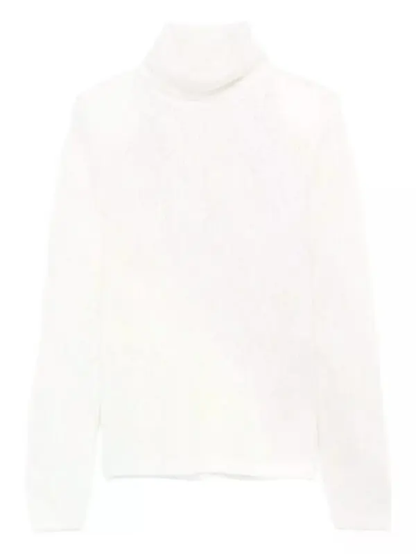 P.a.r.o.s.h Roll-neck Sweater - White