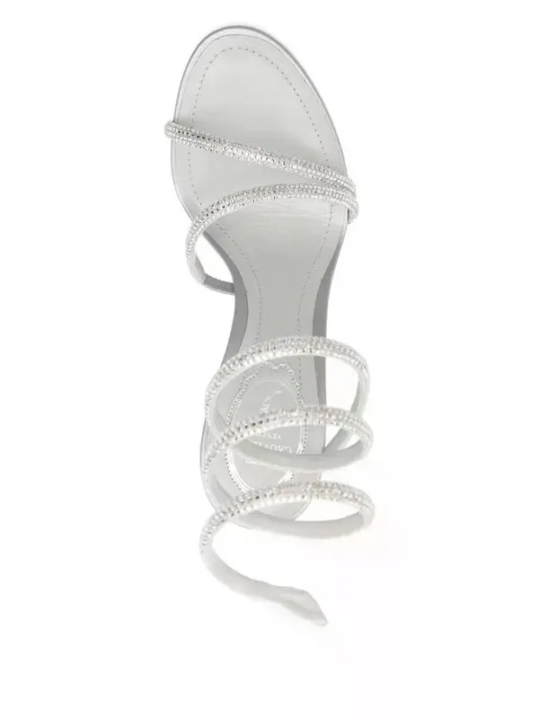 Rene Caovilla 105mm Margot Sandals - Grey