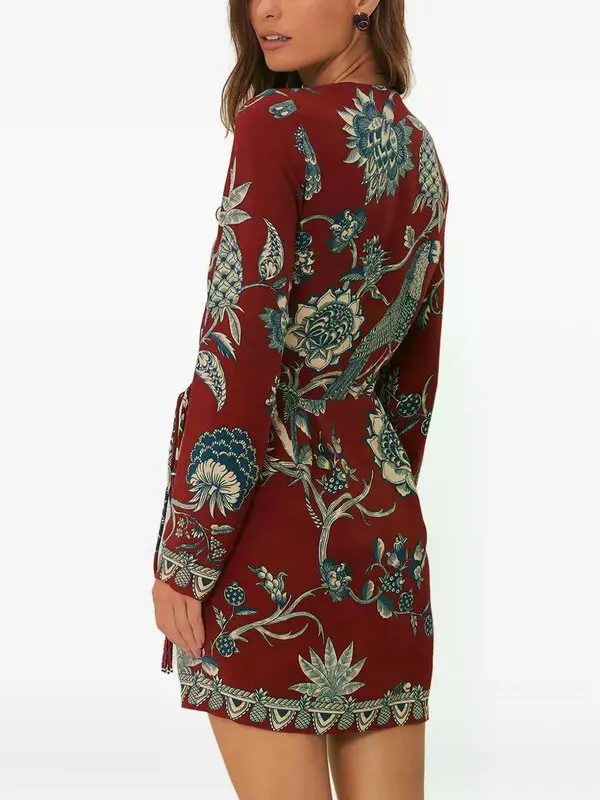 Farm Rio Floral-print Mini Dress