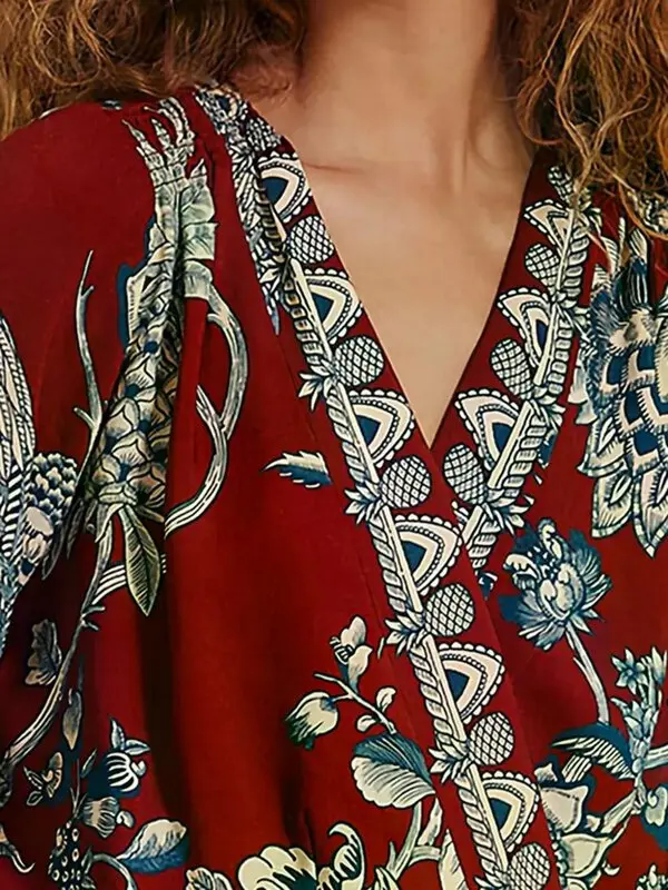 Farm Rio Floral-print Mini Dress