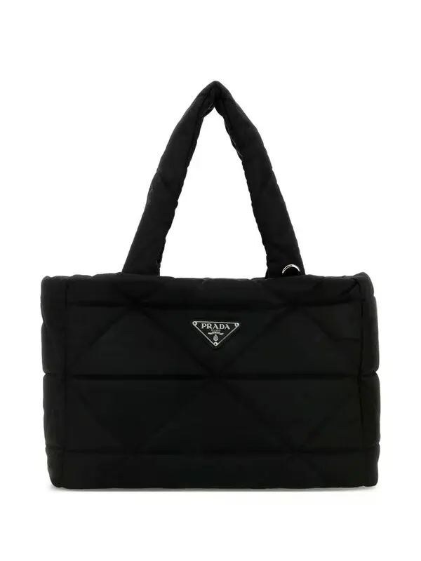 Prada Padded Shoulder Bag - Black