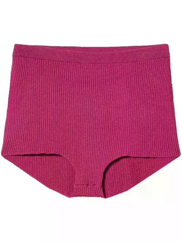 TWINSET Knitted Shorts - Red