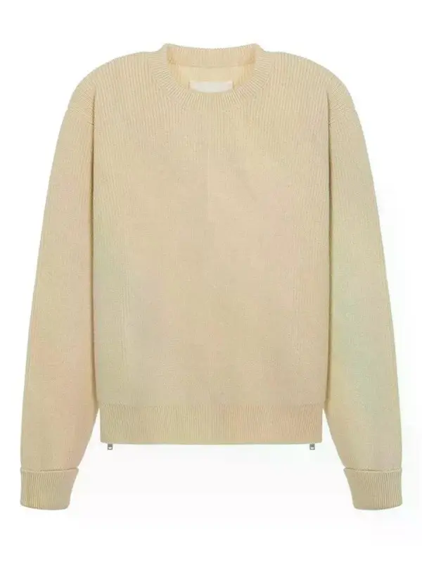 JIL SANDER Wool Crew Neck Sweater - Neutrals