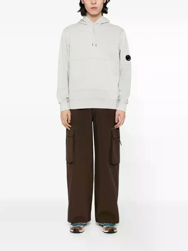 C.P. COMPANY Diagonal Raised Fleece Hoodie