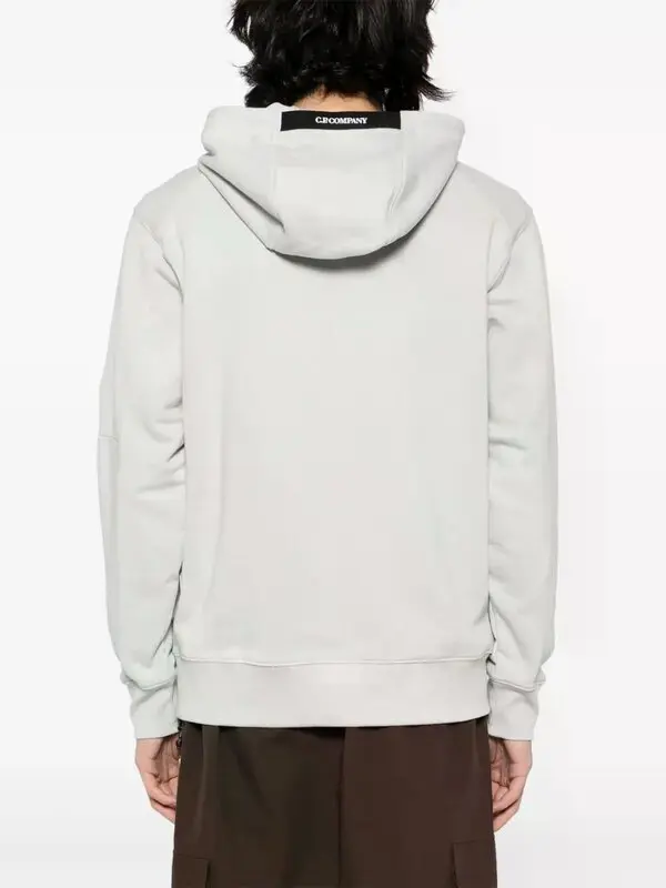 C.P. COMPANY Diagonal Raised Fleece Hoodie