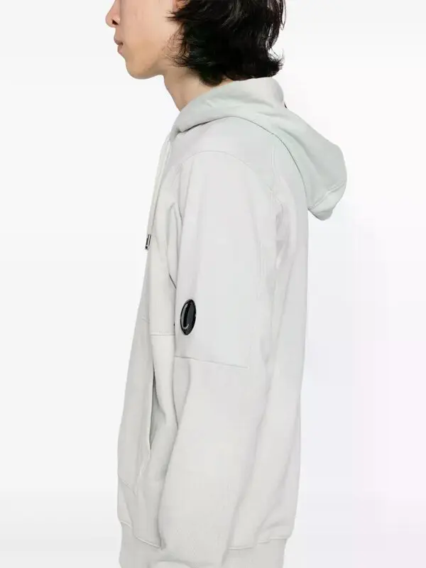C.P. COMPANY Diagonal Raised Fleece Hoodie