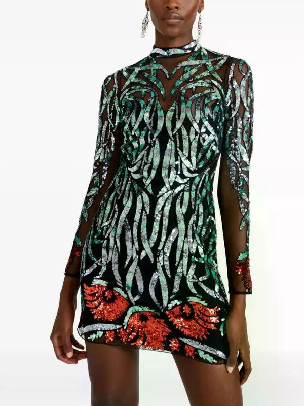 TEMPERLEY LONDON Sequin-embellished Mini Dress