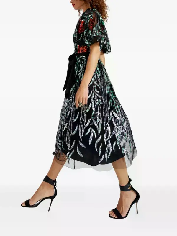 TEMPERLEY LONDON Sequin-embellished Midi Dress