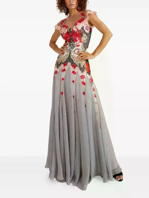 Temperley London Remi Embroidered Maxi Dress In Blush - 49% Off |  Editorialist