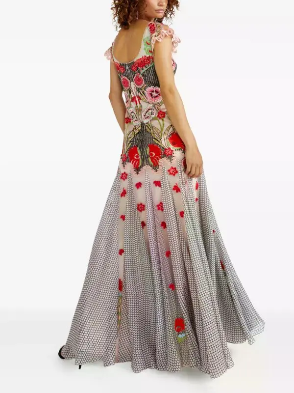 TEMPERLEY LONDON Remi Embroidered Maxi Dress