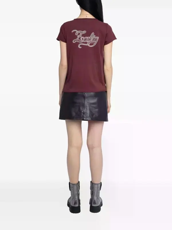 Zadig&Voltaire Crystal-embellished T-shirt