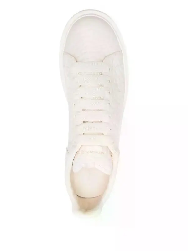 Alexander McQueen Oversized Textured Sneakers - Neutrals