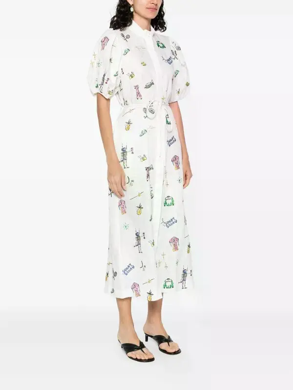 ALEMAIS Salve Terrah Midi Dress