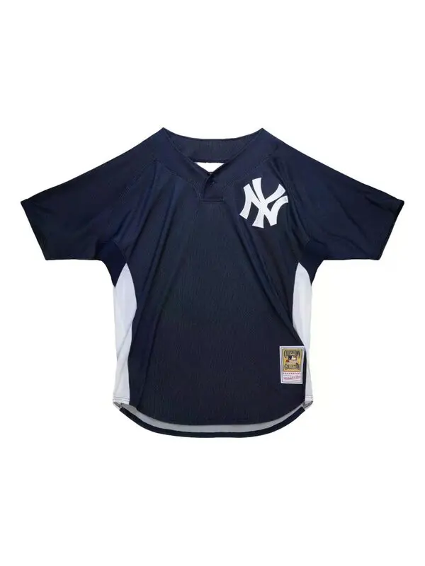 Mitchell & Ness Mlb New York Yankees 2009 Derek Jeter Batting Practice Jersey - Blue