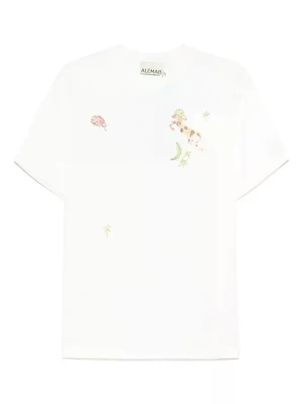 ALEMAIS Graphic-print T-shirt - White