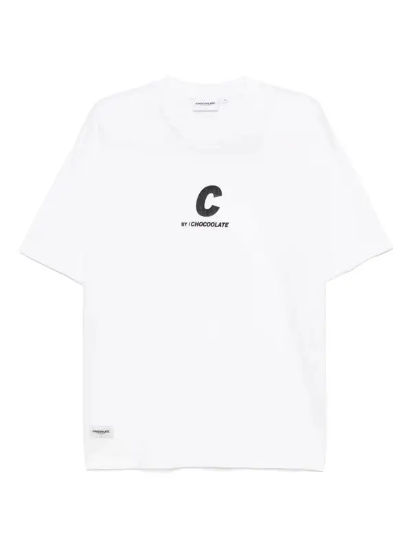 CHOCOOLATE Logo-print T-shirt - White