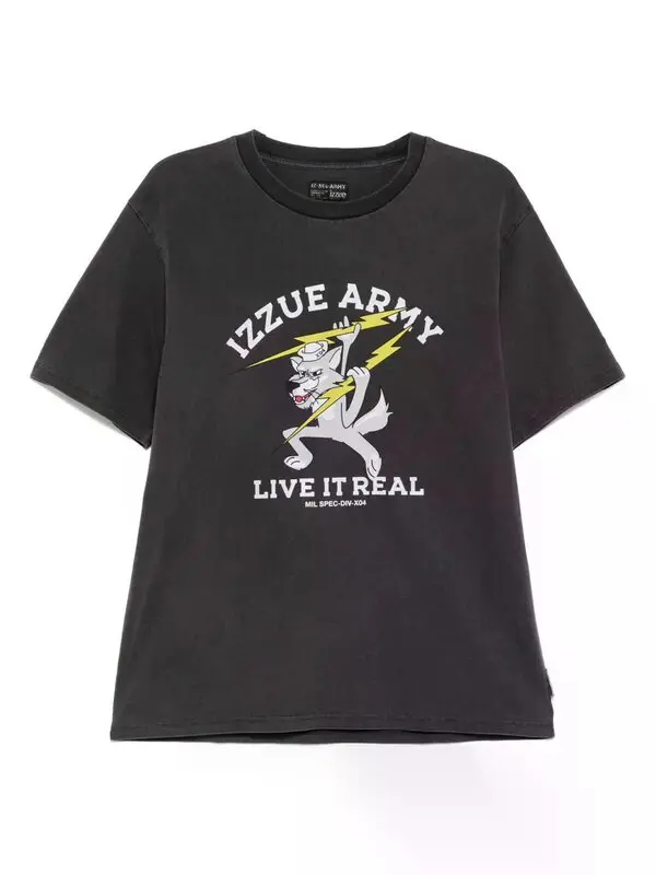 Izzue Graphic-print T-shirt - Grey