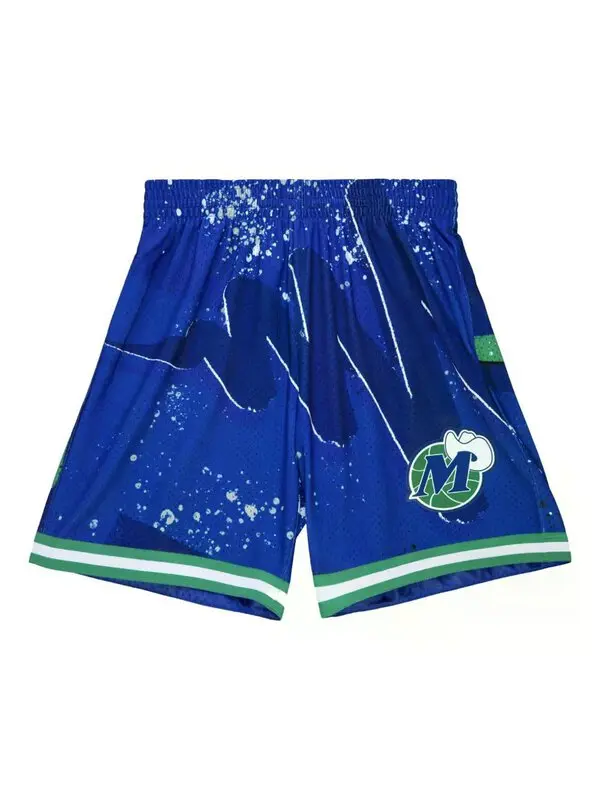 Mitchell & Ness Nba Dallas Mavericks 1998 Hyper Hoops Basketball Shorts - Blue