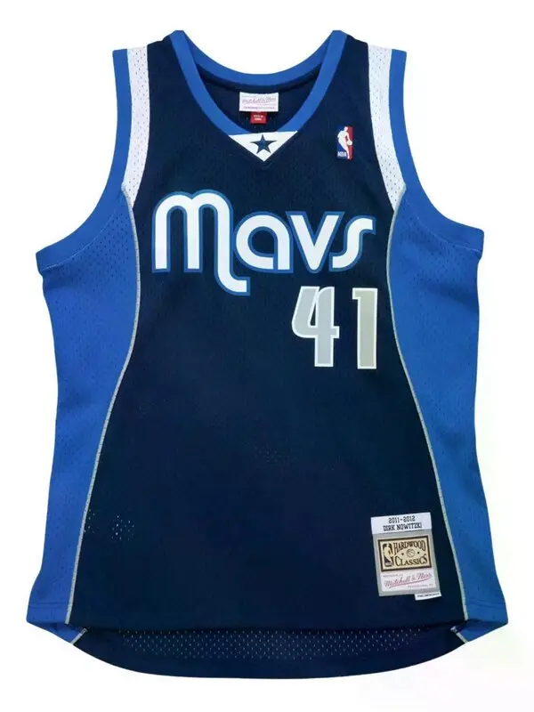 Mitchell & Ness Nba Dallas Mavericks 2011 Dirk Nowitzki Swingman Jersey Top - Blue