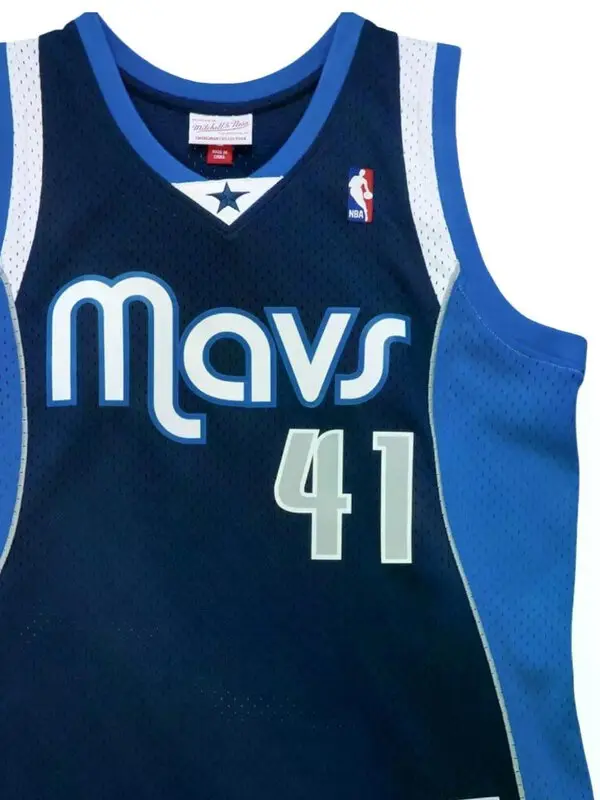 Mitchell & Ness Nba Dallas Mavericks 2011 Dirk Nowitzki Swingman Jersey Top - Blue