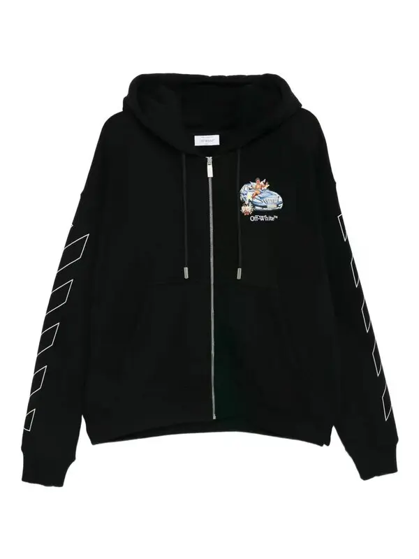 Off-White Graphic Print Hoodie