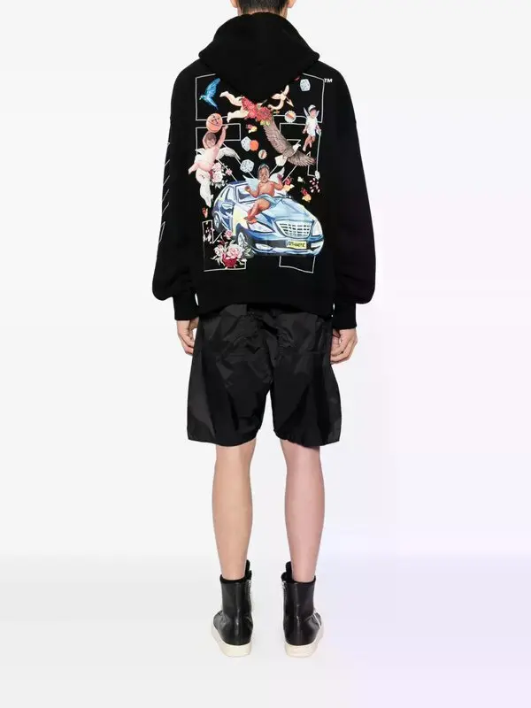 Off-White Graphic Print Hoodie