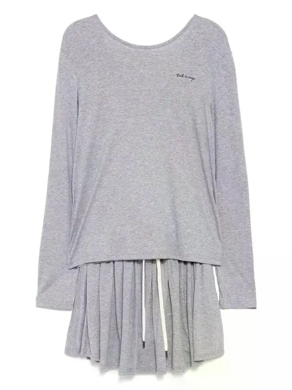 TOUT A COUP Logo-print Shorts Set - Grey