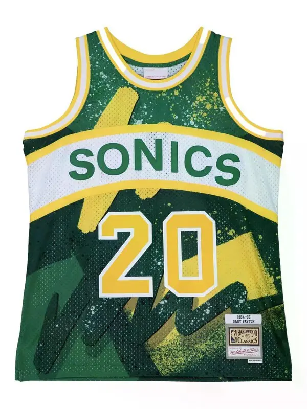 Mitchell & Ness Nba Seattle Supersonics 94 Gary Payton Hyper Hoops Swingman Jersey