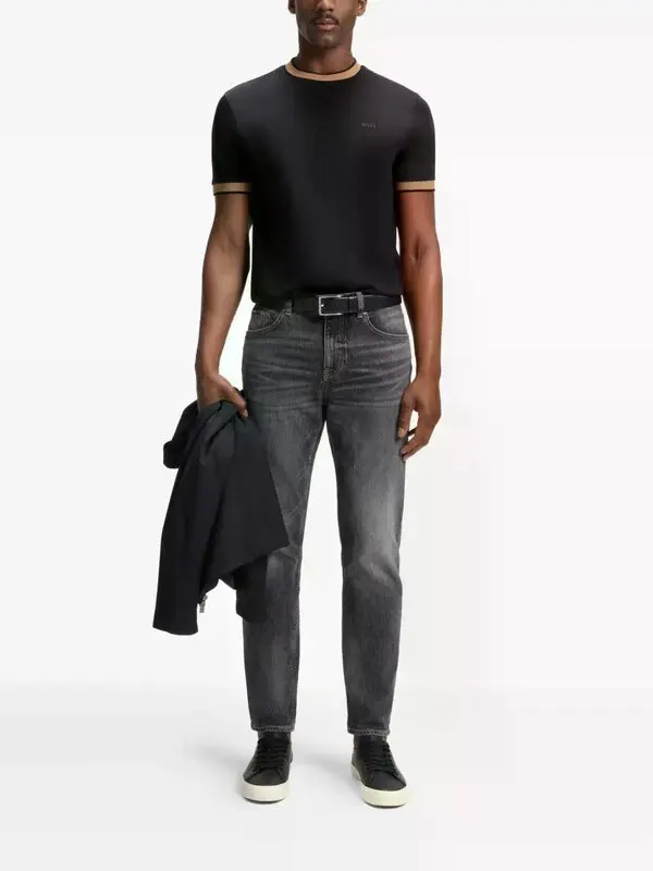 BOSS Contrast-trimmed T-shirt