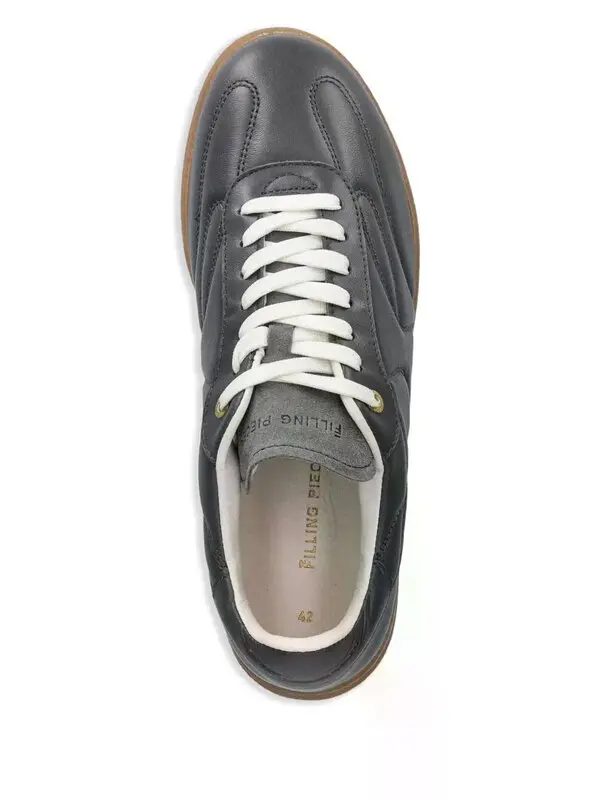 Filling Pieces Sprinter Dice Leather Sneakers - Grey