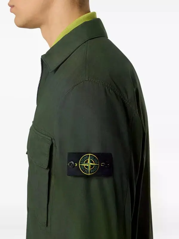 Stone Island Compass-badge Jacket - Green