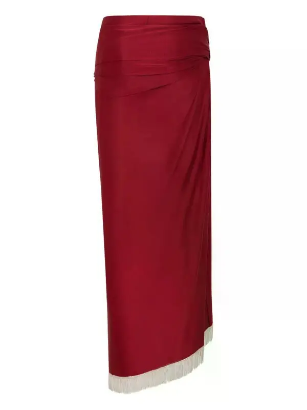 Rabanne Fringed Wrap Skirt