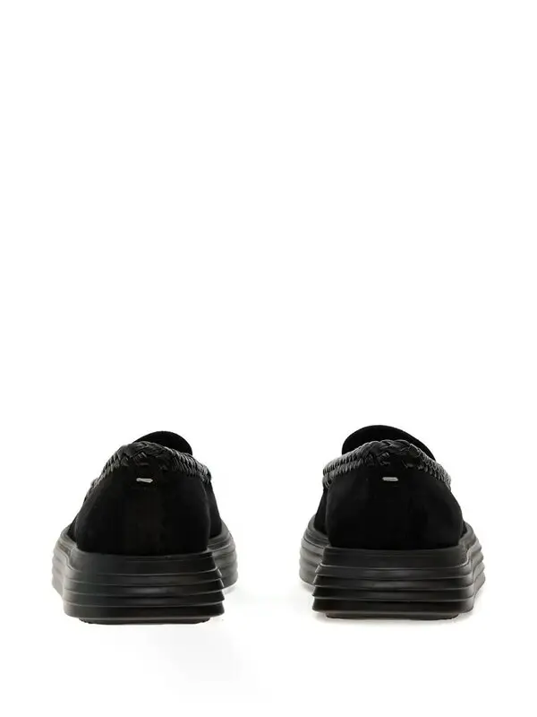 THE ANTIPODE Braided-trim Platform Loafers