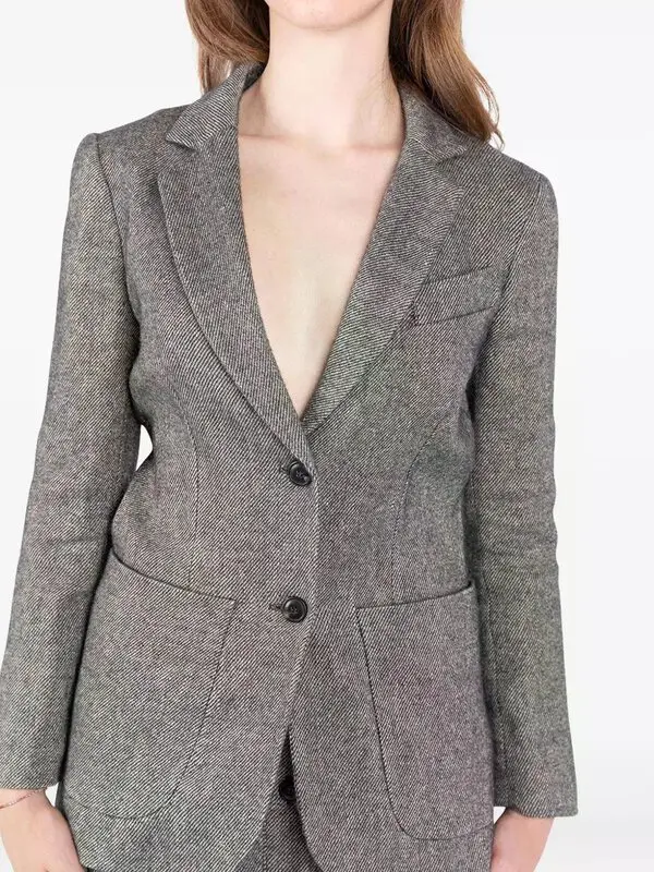 SOCIETE ANONYME Herringbone-pattern Jacket