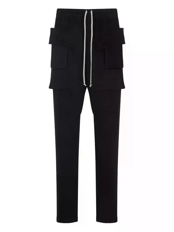 Rick Owens Drawstring Waist Cargo Track Pants