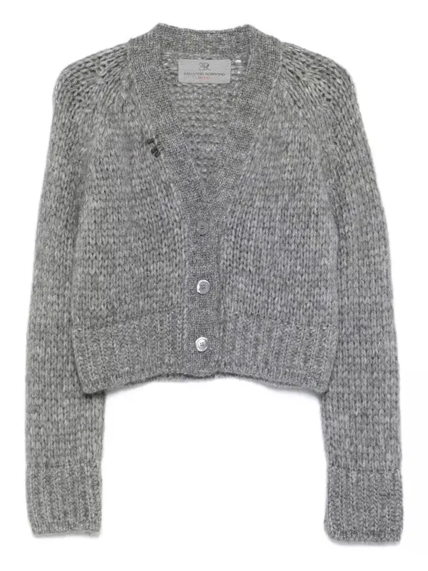 Ermanno Scervino Button-embellished Knit Cardigan