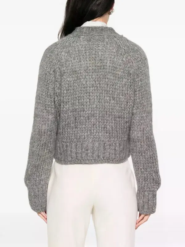 Ermanno Scervino Button-embellished Knit Cardigan