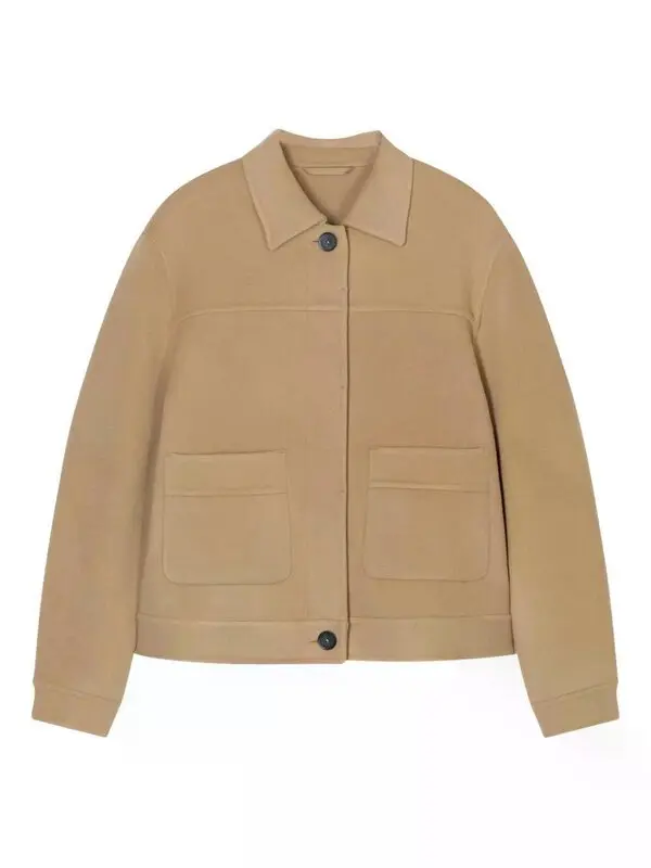 Closed Wool Shirt Jacket - Neutrals