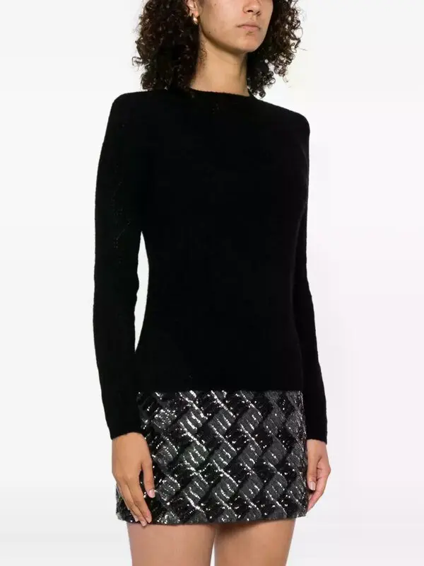 P.a.r.o.s.h Textured Round-neck Jumper
