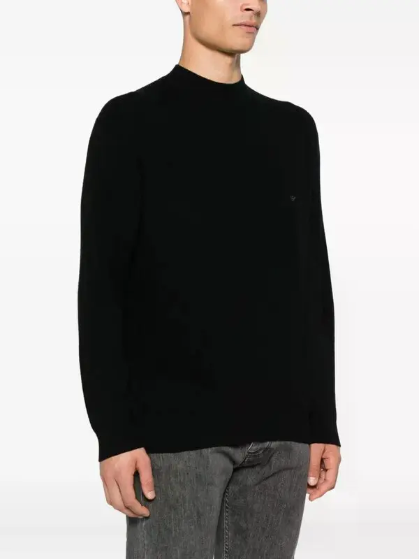 Emporio Armani Ribbed Crew-neck Sweater
