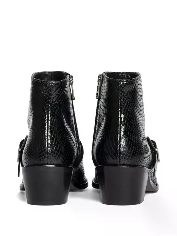 Zadig&Voltaire Tylow Wild Mirror Cowboy Boots - Black