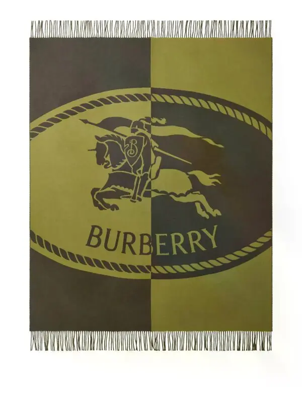 Burberry Wool Blanket - Green